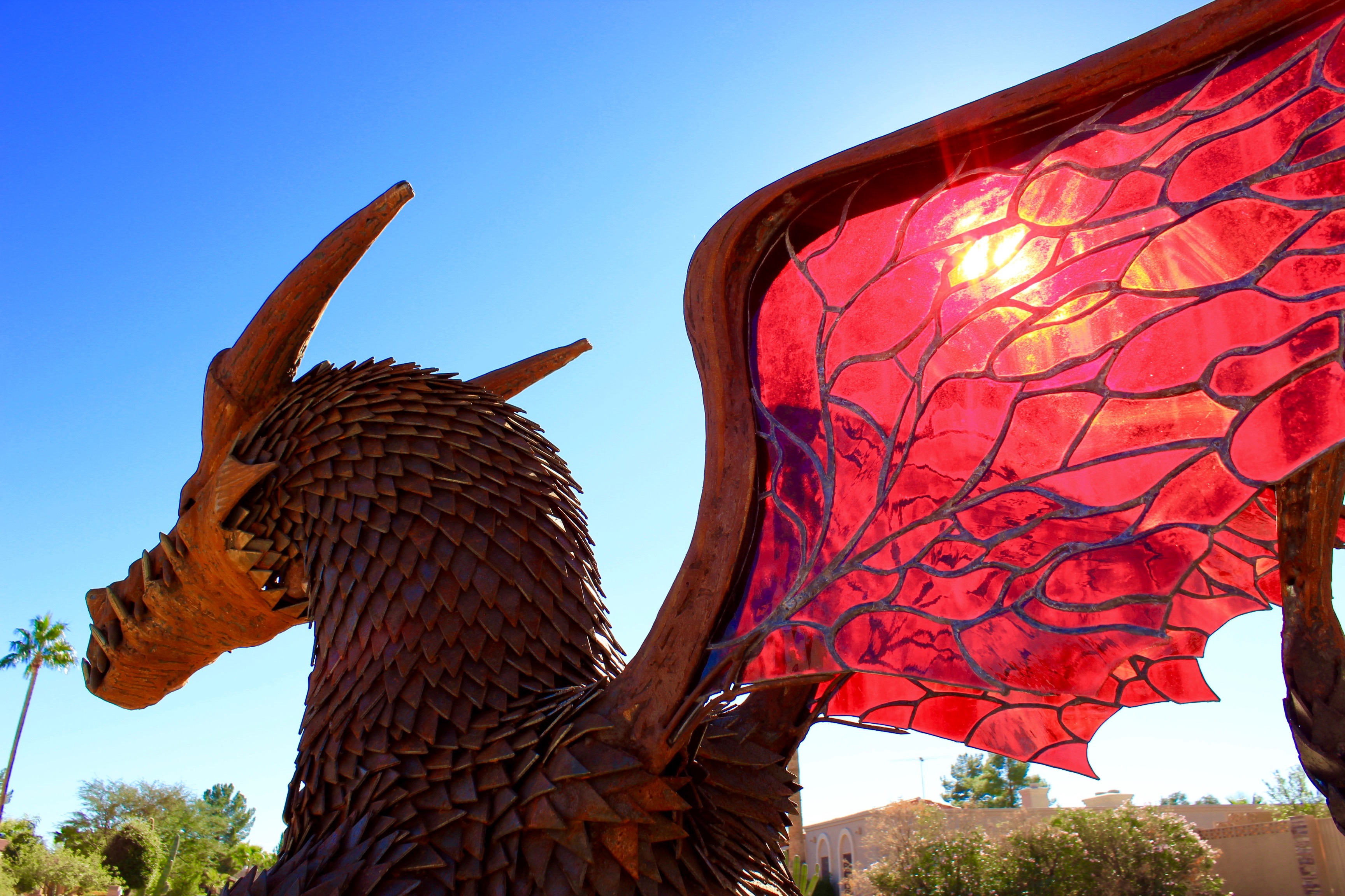 Kur – Steel Dragon Sculpture | McCallister Sculpture